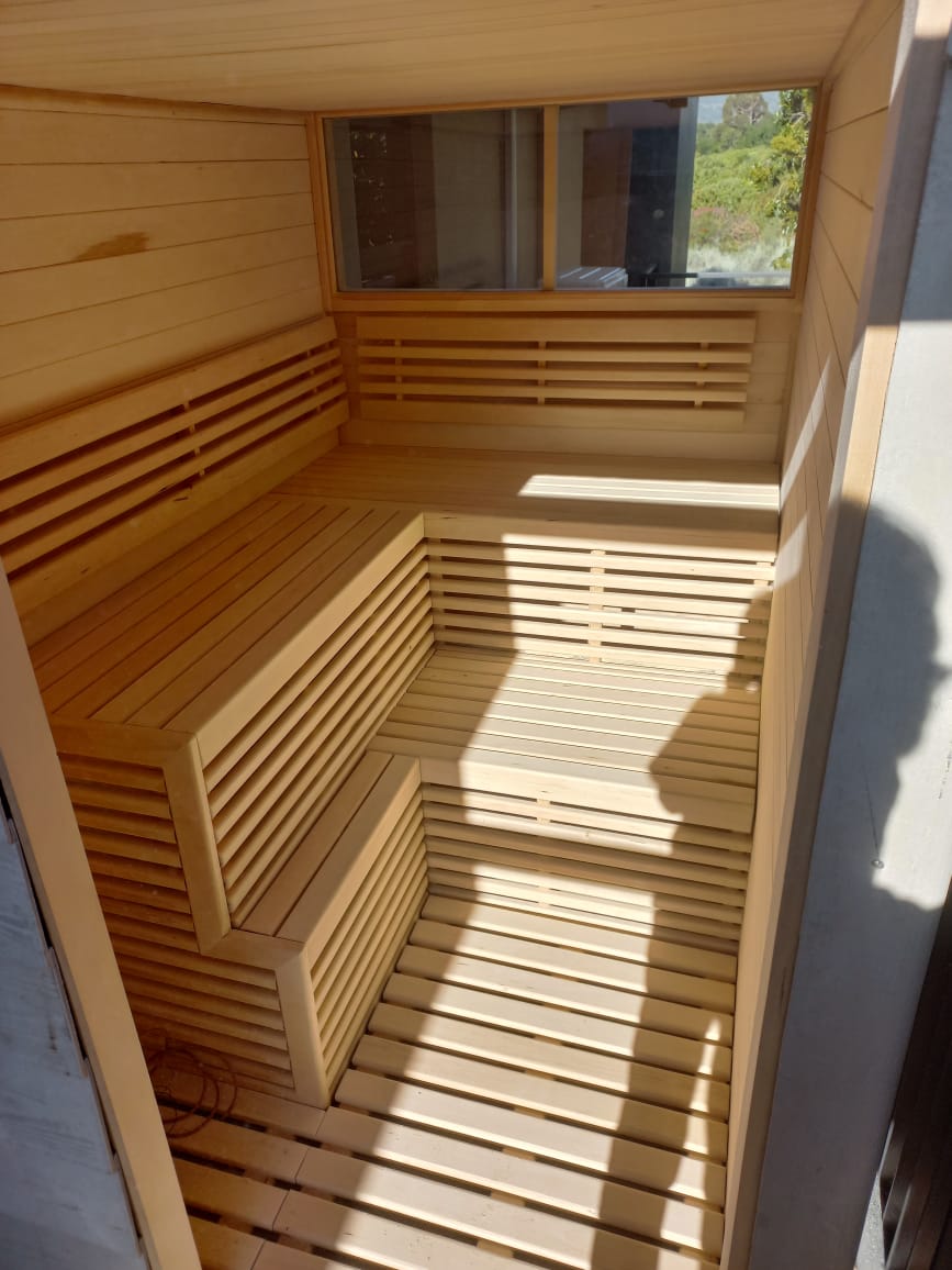 External Sauna at Val de Vie - The Sauna & Steam Guy